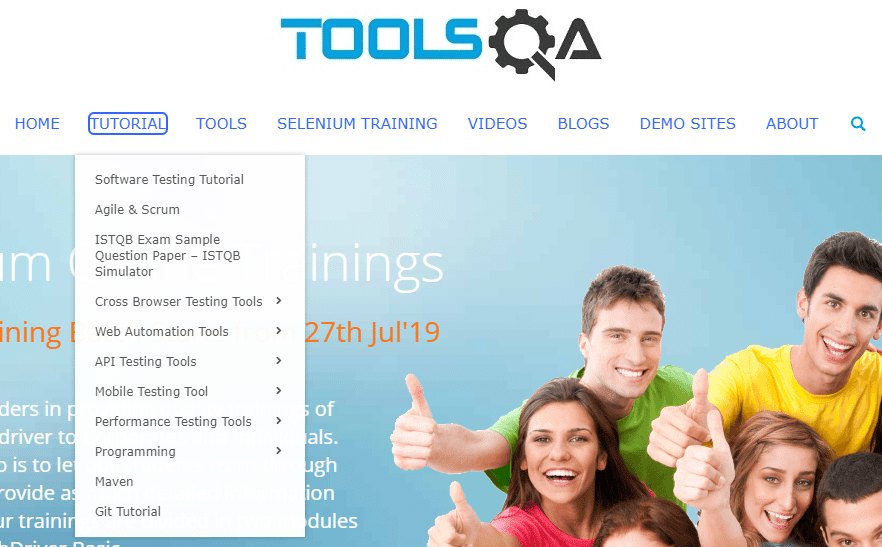 Mouse Hover Action In Selenium Webdriver Selenium Tutorial